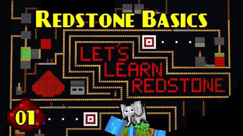 Redstone Basic Guide Lets Learn Redstone 01 Minecraft Bedrock