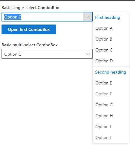 Combobox Scrolltoitem Is Not Always Working Issue Microsoft Fluentui Github