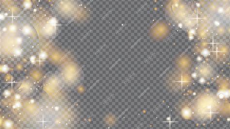 화려한 반짝임 눈부심 효과 보케 반짝이 입자로 렌즈 플레어의 반짝이는 조명 효과 프리미엄 벡터
