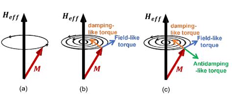 1 A Precession Of Magnetization Corresponding To Eq 2 19 B Download Scientific Diagram