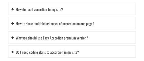 Easy Accordion Best Accordion FAQ Plugin For WordPress