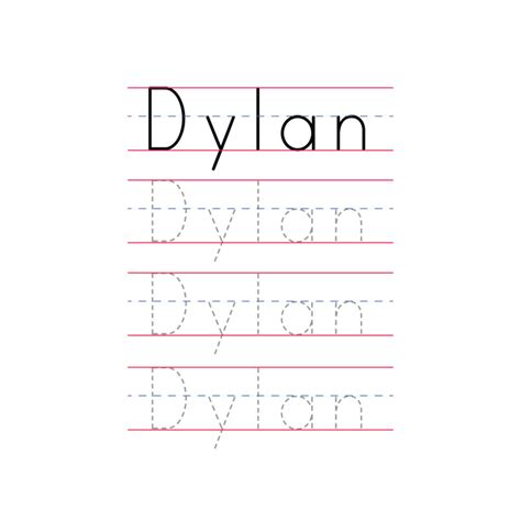 Dotted Name Tracing Templates Name Tracing Generator