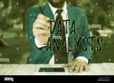 Writing Note Showing Data Analysts Business Concept For Programmer Design And Create Report