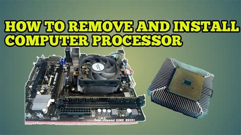 How To Remove And Install Processor YouTube