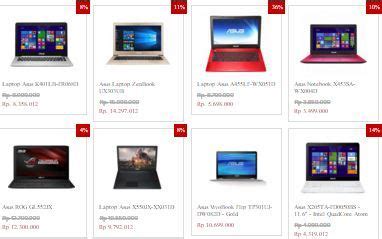 Daftar Harga Laptop Asus Terbaru Sigodang Pos