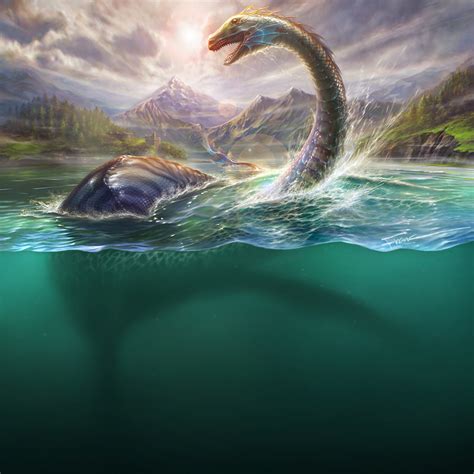 Artstation Loch Ness Monster