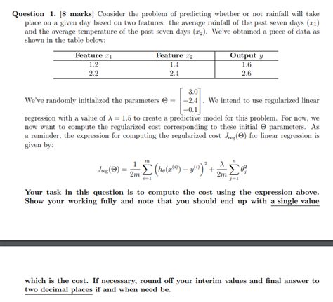 Solved Question Marks Consider The Problem Of Chegg