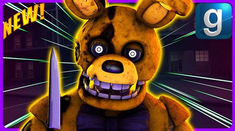 Gmod Fnaf Review Brand New Fnaf Movie Spring Bonnie Nextbot Youtube