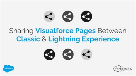 How To Share Salesforce Visualforce Pages Between Classic And Lightning Experience Forcetalks