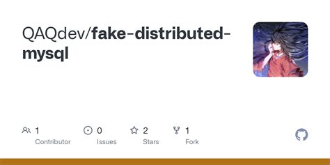 Github Qaqdevfake Distributed Mysql