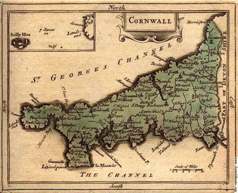 Fobo The Map Of Cornwall