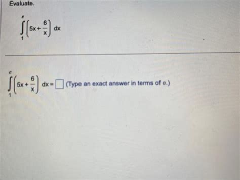 Solved Evaluate using integration by parts 6 S₁x³ in x³ In Chegg com