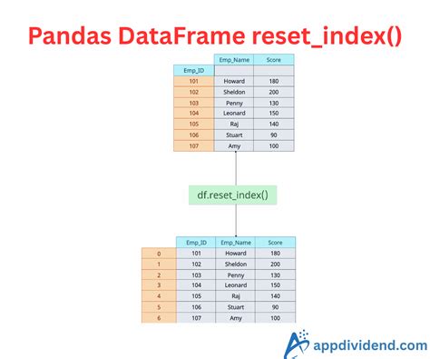 Pandas Dataframe Resetindex Method