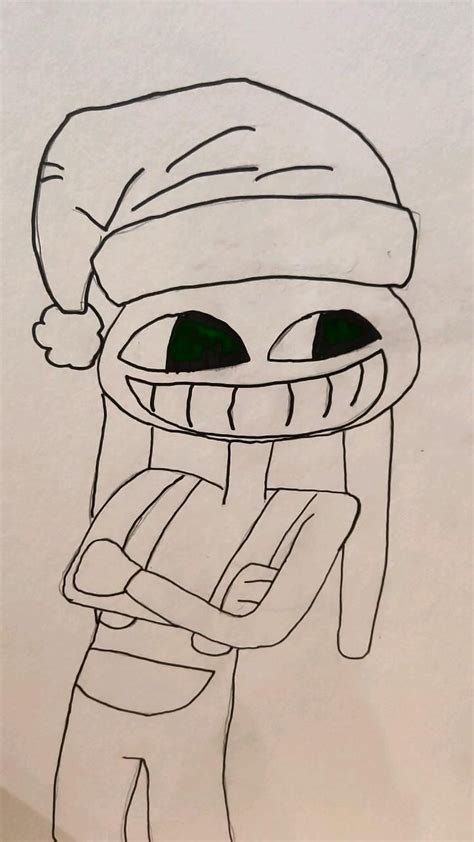 Как нарисовать Джекса из цифрового цирка в новогоднем стиле🤔 Лицо