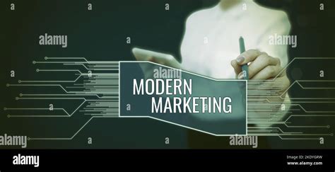 Inspiration Showing Sign Modern Marketing Business Idea Methodology
