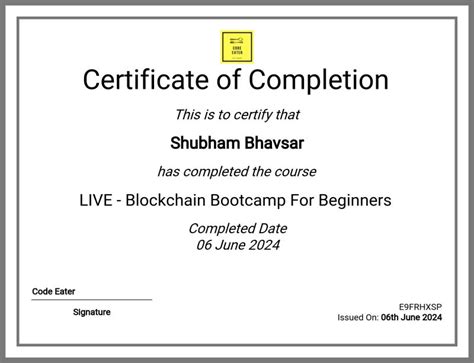 Shubham Bhavsar On Linkedin Blockchain Blockchaintechnology Learning Blockchainbootcamp