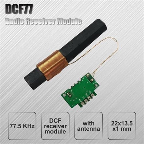 Module Récepteur Radio Heure Dcf77 1 Pièce Module Radio Horloge Antenne 11 33v 775 Khz