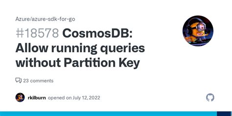 Cosmosdb Allow Running Queries Without Partition Key · Issue 18578