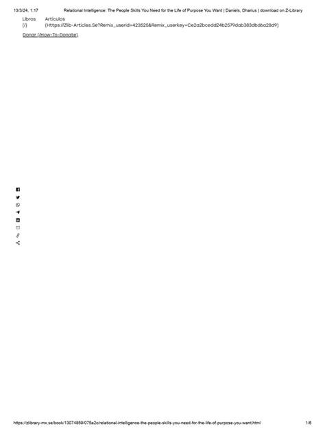 Relational Intelligence The People Skills You Need For The Life Of