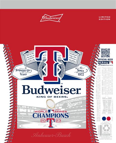 Budweiser Rangers World Series 2023 By Anheuser Busch Bevwire