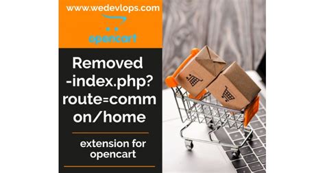 OpenCart Removed Index Php At Home Page