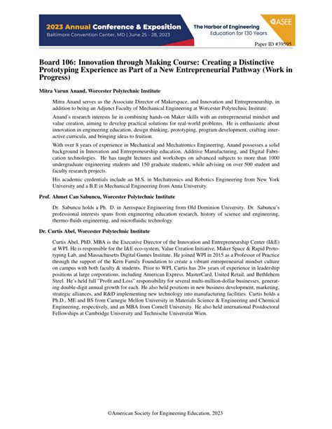 Pdf Innovation Through Making Course Creating A Distinctive