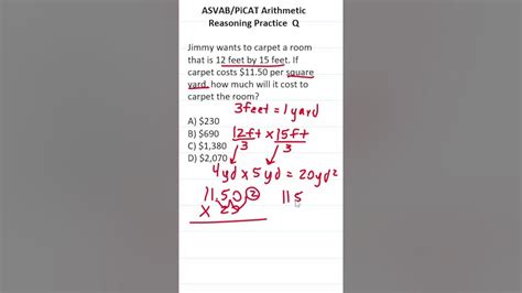 Asvabpicat Arithmetic Reasoning Practice Test Q Conversions Acetheasvab W Grammarhero Afqt