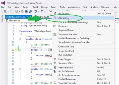 Create A New View In Asp Net Mvc The Engineering Projects
