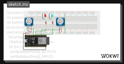 Led Intensity Wokwi Esp32 Stm32 Arduino Simulator