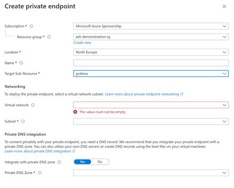 azure managed grafana doesn t currently support connections to private networks microsoft qanda