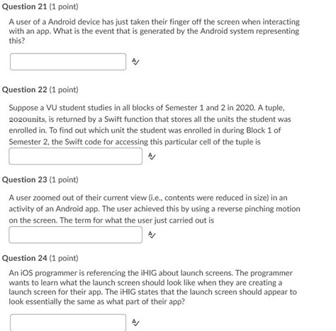 Solved Question Point A User Of A Android Device Has Chegg