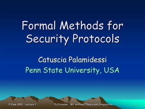 ppt formal methods for security protocols powerpoint presentation