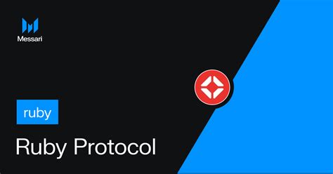 Ruby Protocol Price Ruby To Usd Research News And Fundraising Messari