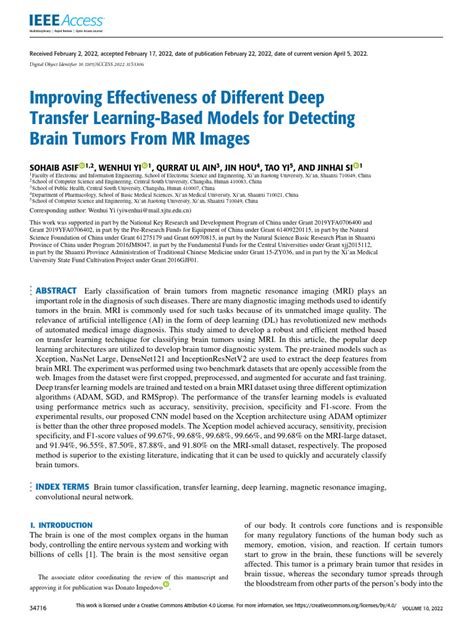 Ieee 2 Pdf Sensitivity And Specificity Brain Tumor