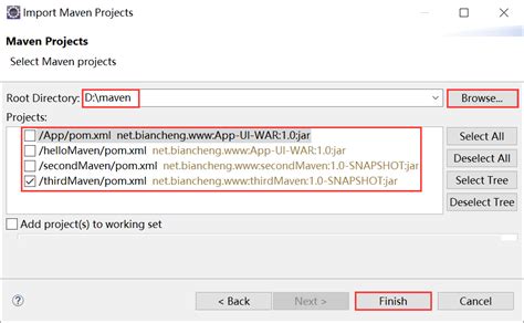 eclipse导入maven项目 c语言中文网