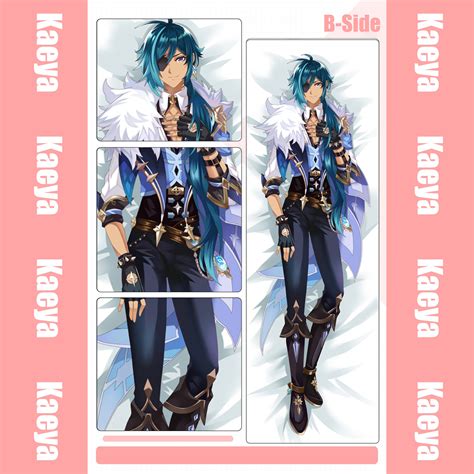 Genshin Impact Kaeya Body Pillow Cover Kaeya Dakimakura Etsy