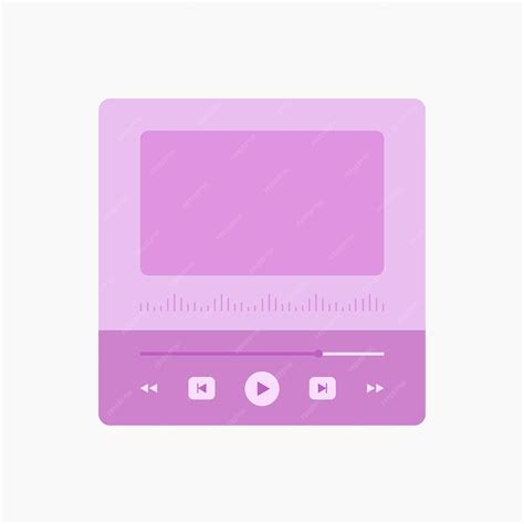 Premium Vector Music Player Interface Element