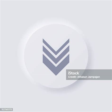 Arrow Icon White Neumorphism Soft Ui Design For Web Design Application Ui And More Button Vector