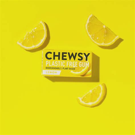Chewsy Lemon Gum Chewsy Plastic Free Gum