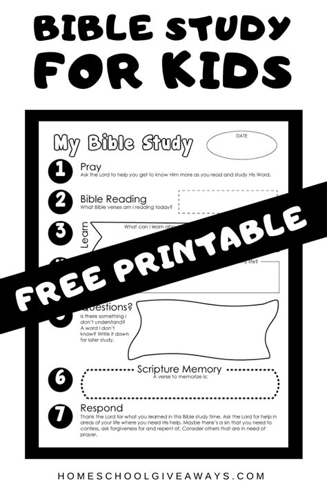 Free Printable Bible Study Worksheets For Youth Bible Study Workbook