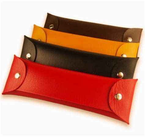 간단한 버튼 Pu 가죽 연필 케이스 하나의 펜 커버 슬리브 파우치 만년필 케이스 저장 비즈니스 사무실 학교 용품leather Pencil Casepencil Casepu