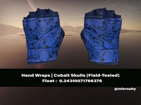 FV Hand Wraps Cobalt Skulls FT CSGO SKINS KNIVES Video Gaming Gaming Accessories In