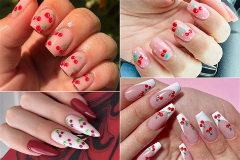 ۳۵ طرح ناخن آلبالویی برای اونایی که میخوان خاص باشن ماگرتا