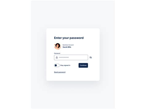 Ui Design Daily Enter Password