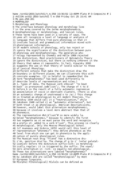 Pdf Morphology And Phonology Dokumentips