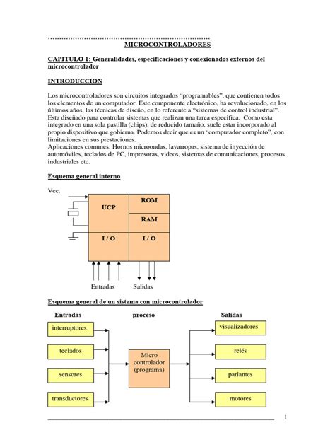 Microcontrolador Pdf Microcontrolador Lenguaje De Programación