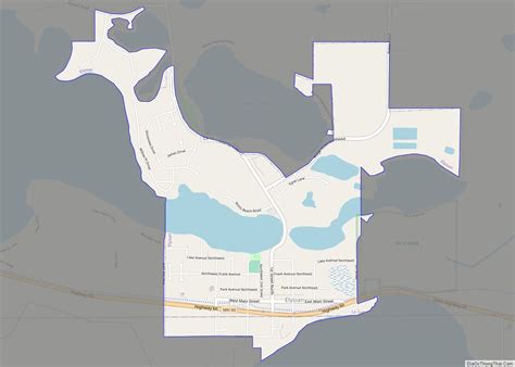 Map Of Elysian City Thong Thai Real
