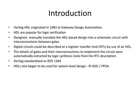 Verilog Pdf
