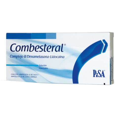 Combesteral Inyectable Caja Con 3 Ampulas 3 Jeringas 3 Almohadillas Co