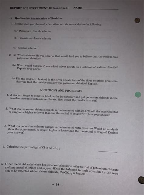 solved name section report for experiment 10 instructor date